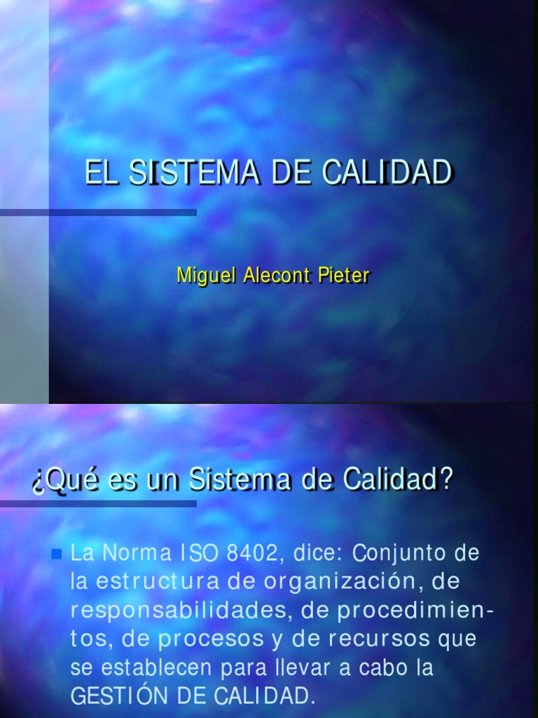 Sistema de Calidad PDF | PDF | Calidad (comercial) | Iso 9000