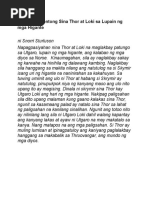 Sina Thor at Loki Sa Lupain NG Mga Higante | PDF