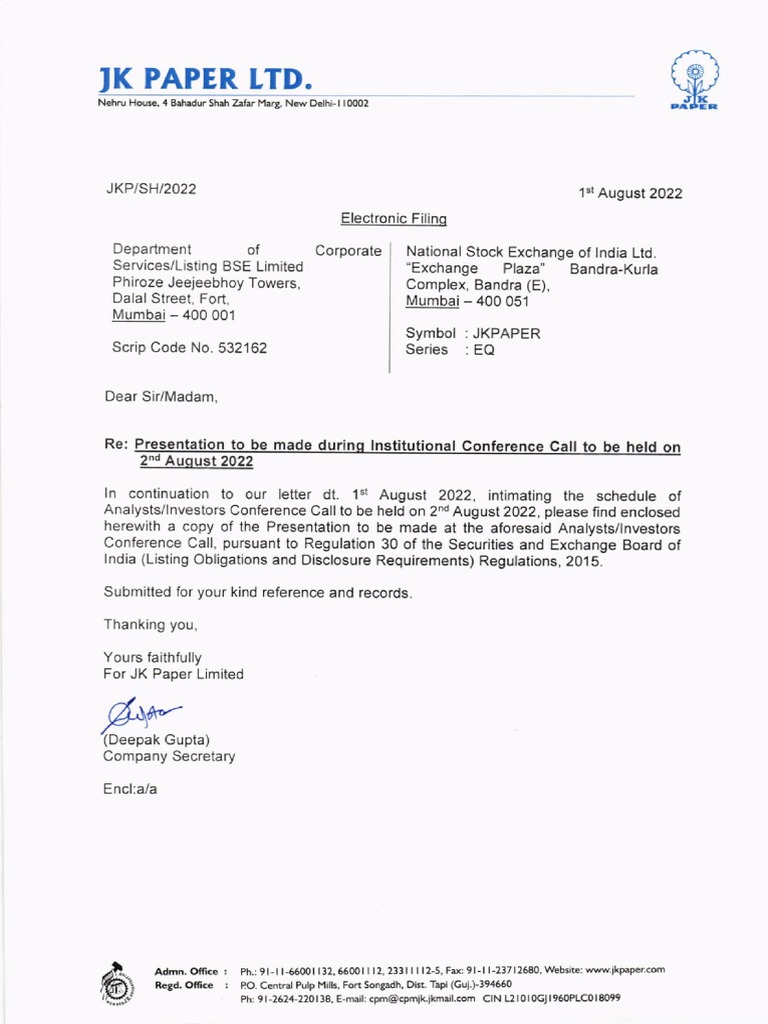 JK Important Review Investor | PDF | Paper | Corporate Social ...