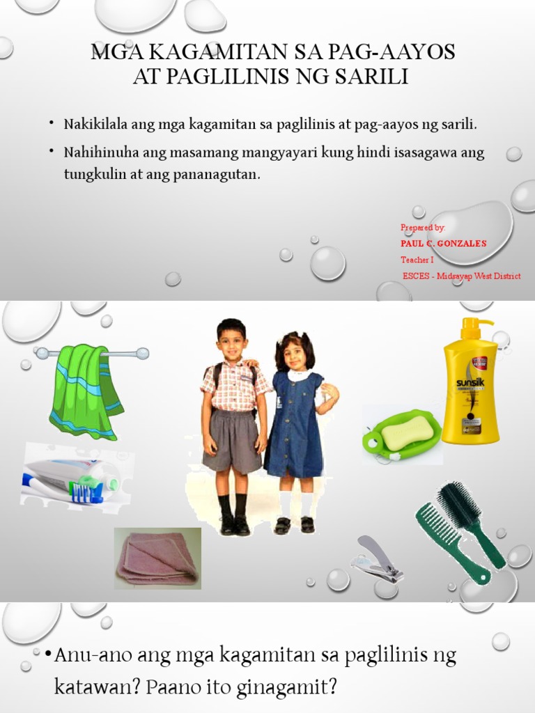 Dokumen.tips 01 Nakikilala Ang Mga Kagamitan Sa Paglilinis at Pag Aayos ...