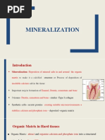 Theories of Mineralization Explained | PDF | Bone | Dentin