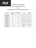 MayJune 2023 CSEC Timetable | PDF