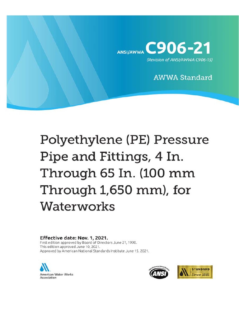 Awwa C906 2021 | PDF
