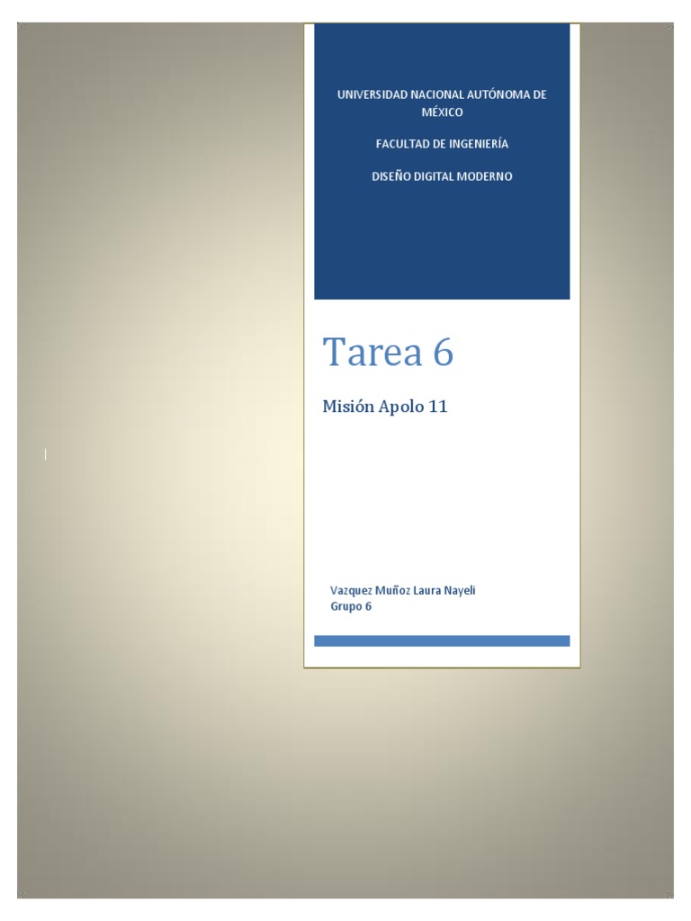 DDM Tarea6 | PDF | Apolo 11 | Programa Apolo