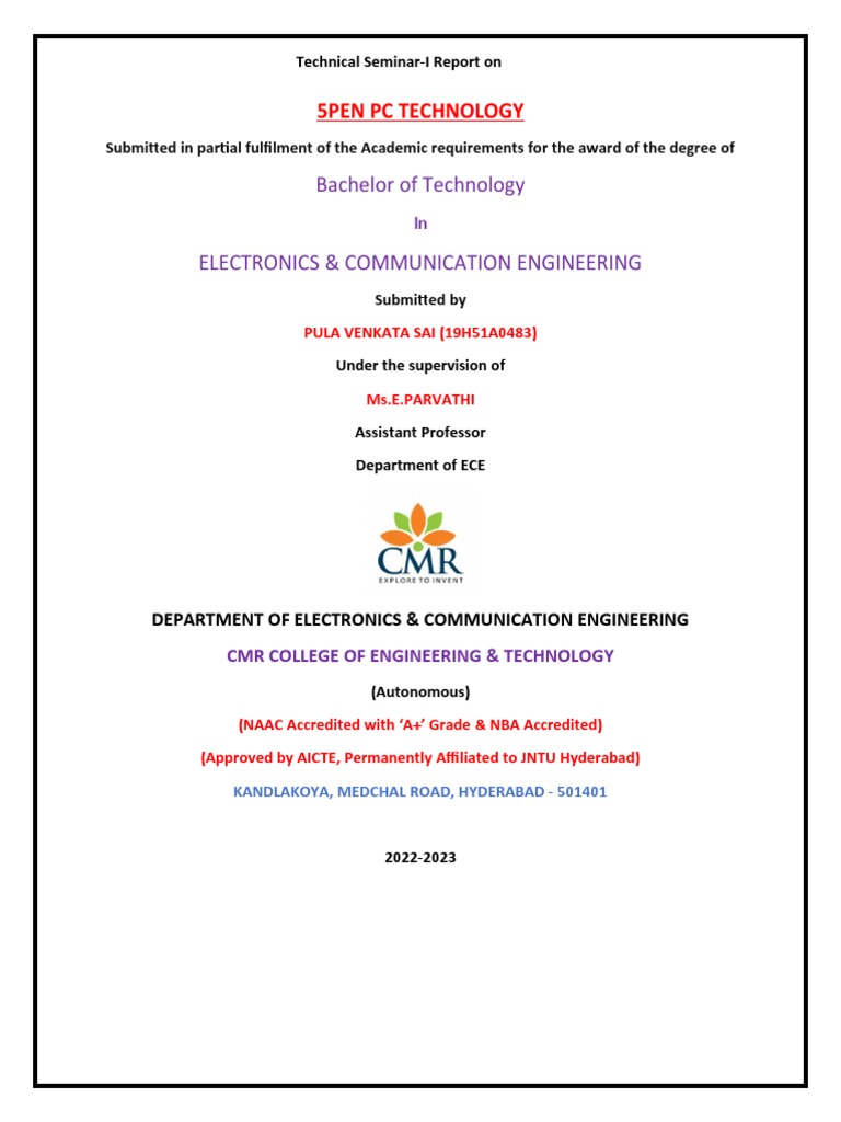 5Pen PC Tech Report: CPU, Comms, Keyboard, Camera, Projector | PDF ...