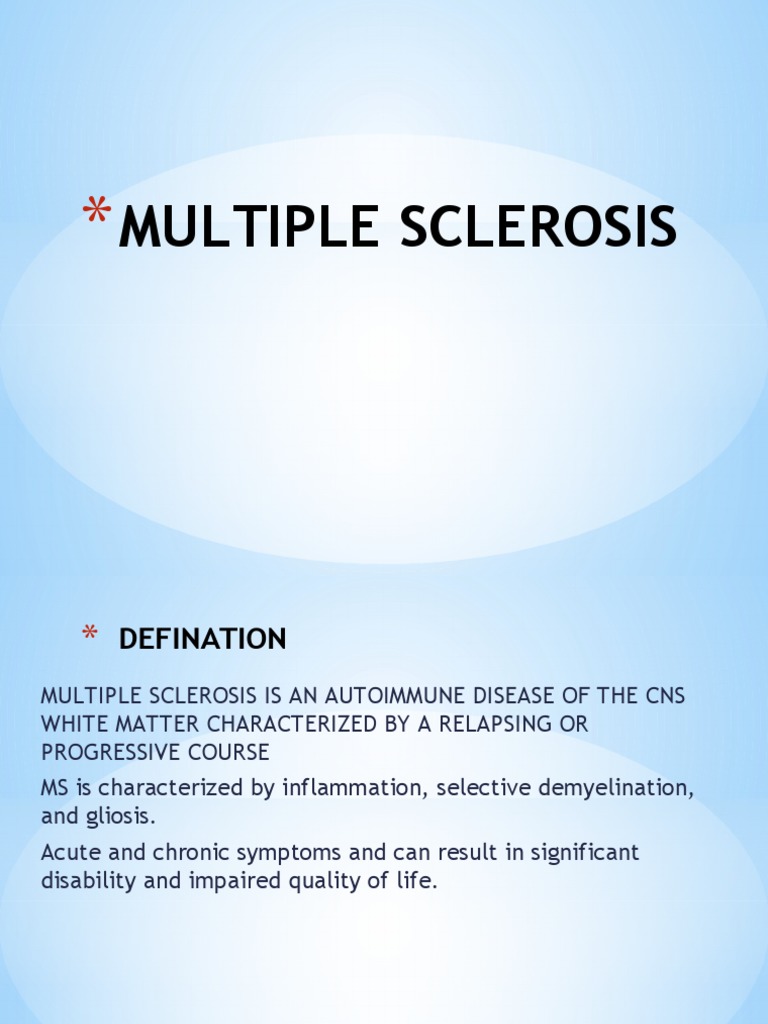 Charcot's Triad in Multiple Sclerosis | PDF | Multiple Sclerosis ...