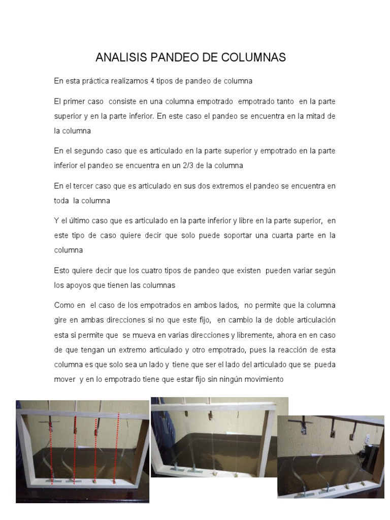 Análisis de los cuatro tipos principales de pandeo de columnas y cómo ...