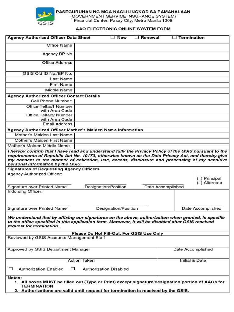 AAO Electronic Online System Form | PDF | Computing | Privacy