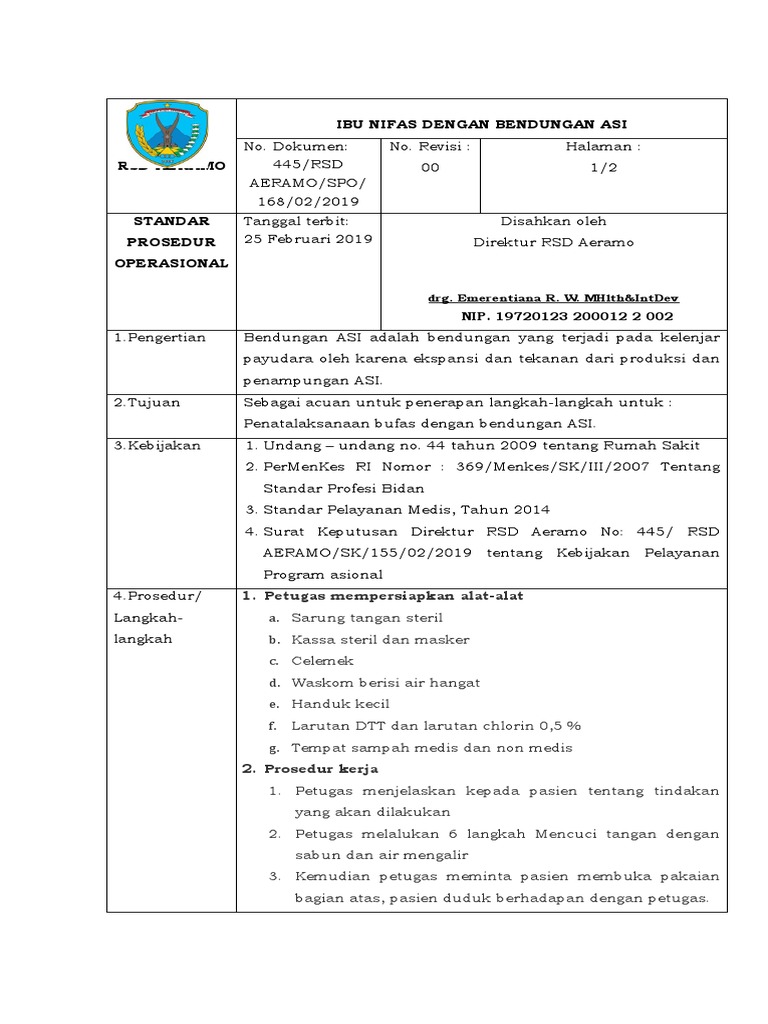 Ibu Nifas Dengan Bendungan Asi New Elys | PDF | Kesehatan Holistik