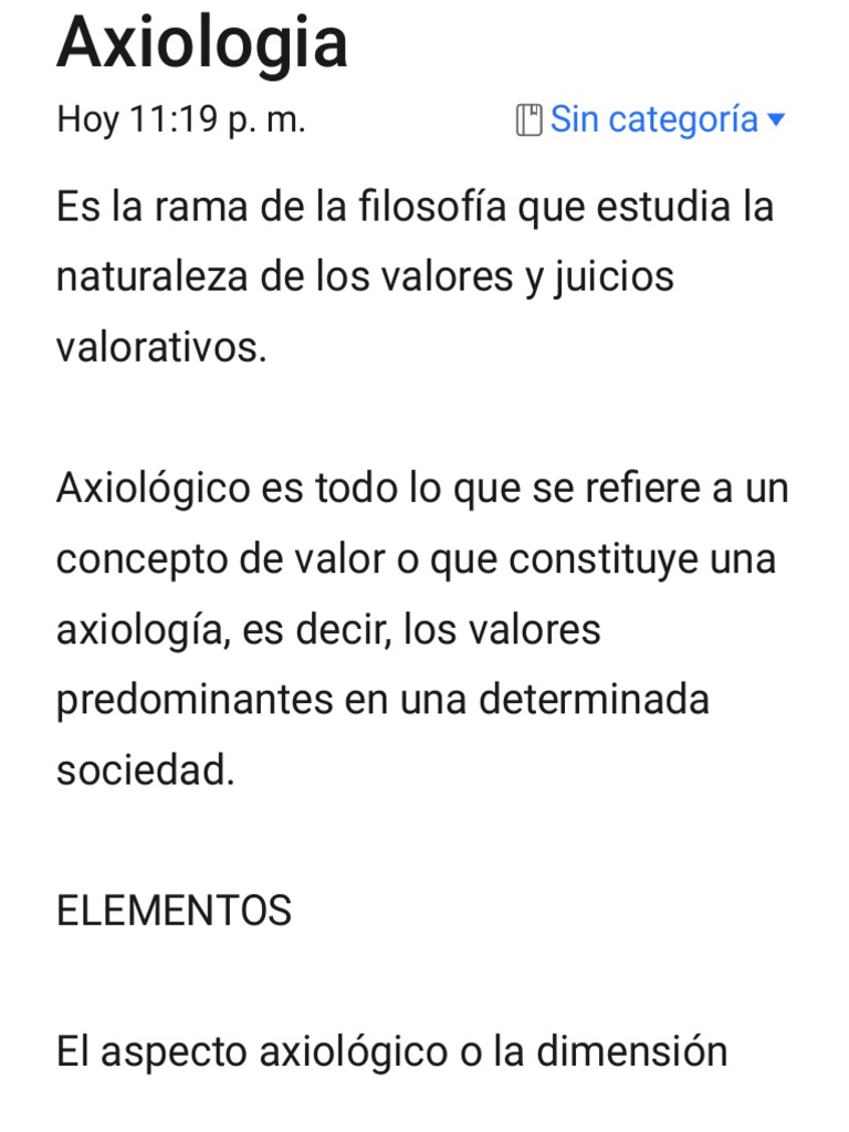 AXIOLOGÍA | PDF | Filosofía