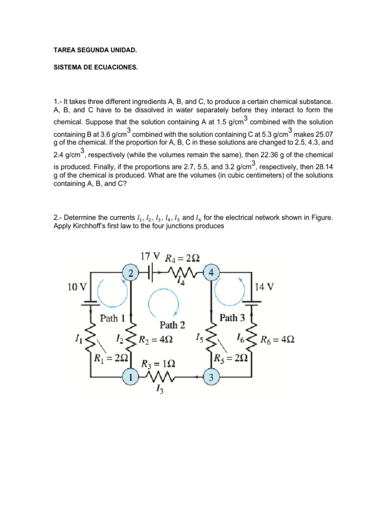 Tarea Segunda Unidad | PDF | Science & Mathematics