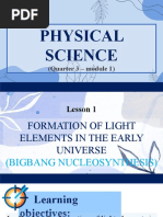 Stellar Evolution & Element Formation | PDF | Stars | Star Formation