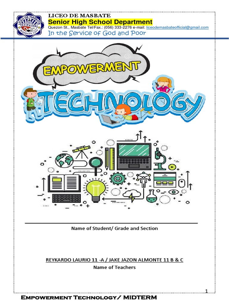 Empowerment Technology MIDTERM | PDF | Data Compression | Image Editing