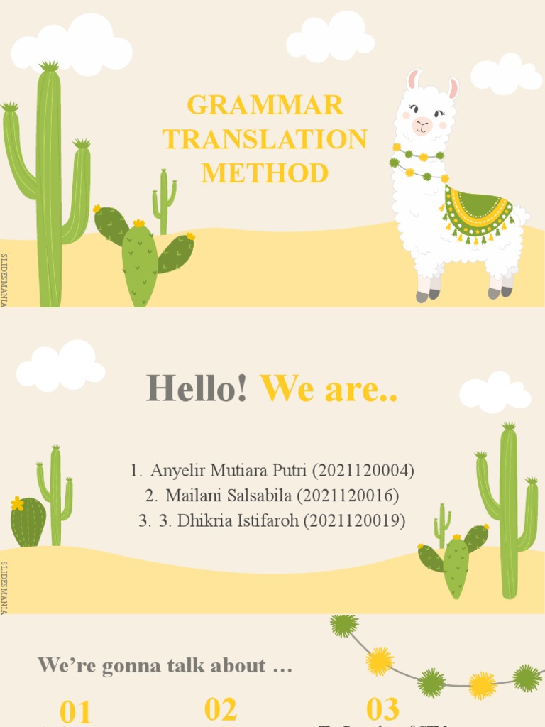 Grammar Translation Method-1-1 | PDF | Vocabulary | Foreign Language