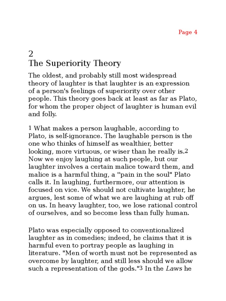 An Analysis of the Superiority Theory of Laughter and Its Evolution ...