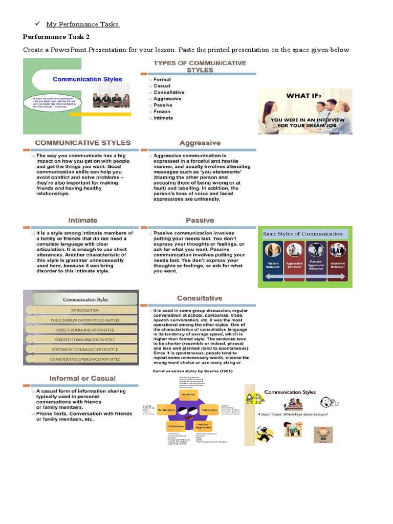Performance Task 2 | PDF