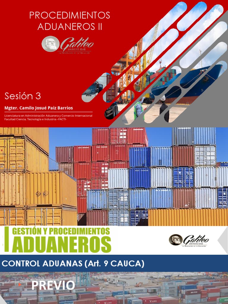 Sesi N 3 Proceso de Despacho Aduanero | Descargar gratis PDF | aduana | Arancel