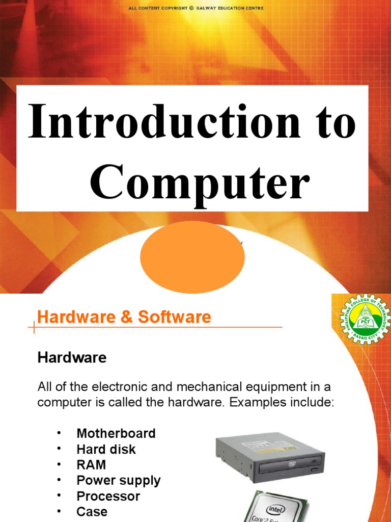 2 Computer Components With Their Functions | PDF | Compact Disc ...