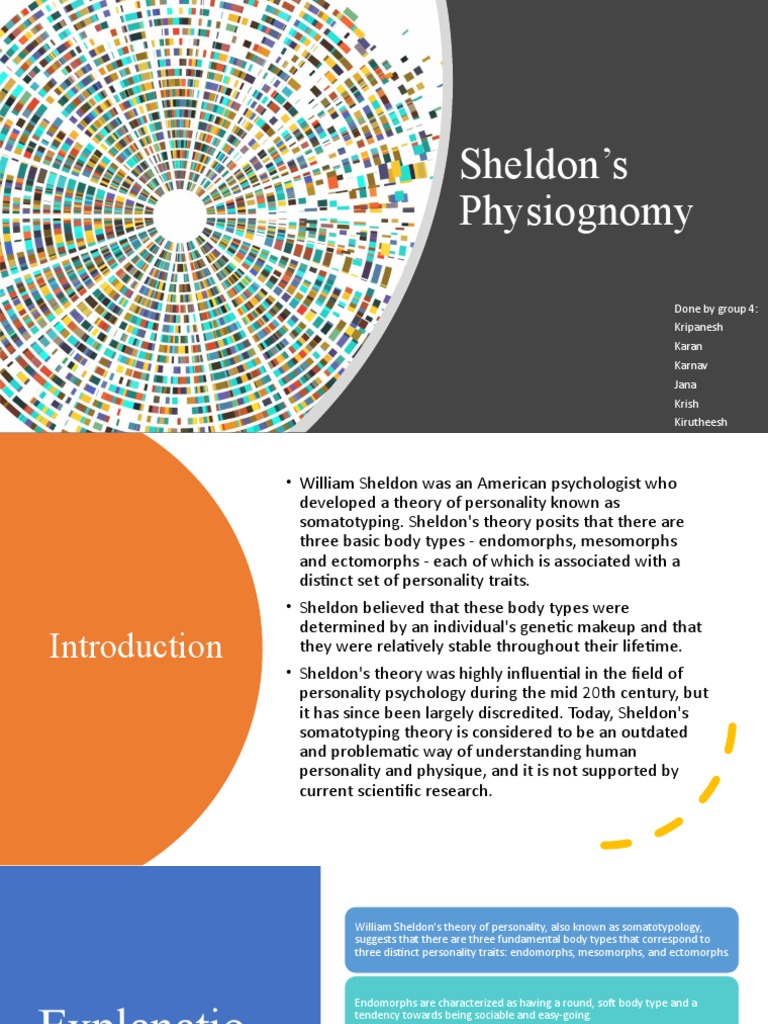 Sheldon's Physiognomy | PDF | Body Image | Stereotypes