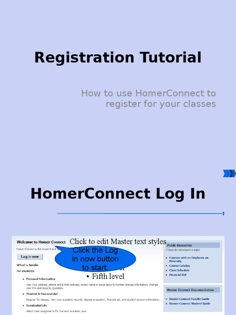 Navigating HomerConnect: A Step-by-Step Guide to Registration | PDF | Computing | Software