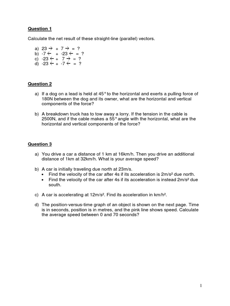 2682-2018 Mechanics Assignment Questions | PDF | Gases | Force