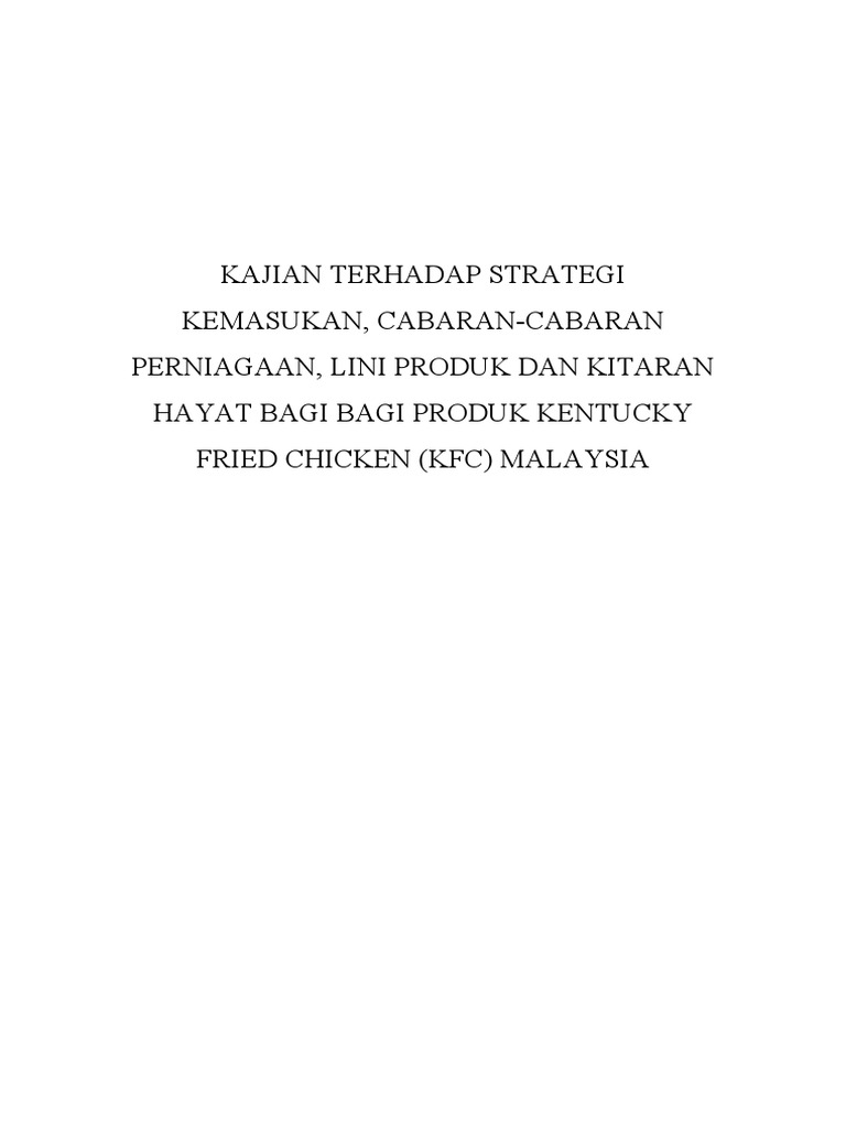 Syarikat KFC | PDF