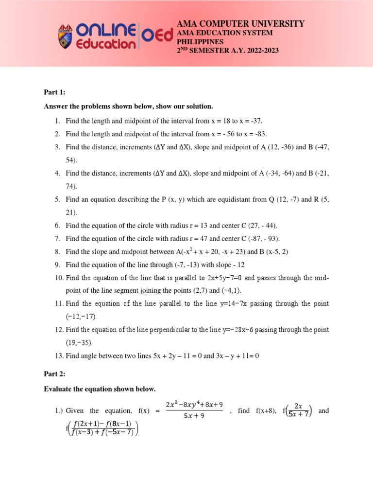 Math6100 Assignment 1 Final | PDF
