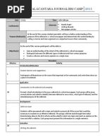 FINAL Matrix of Activities DSPC 2025 | PDF | Mass Media | Journalism
