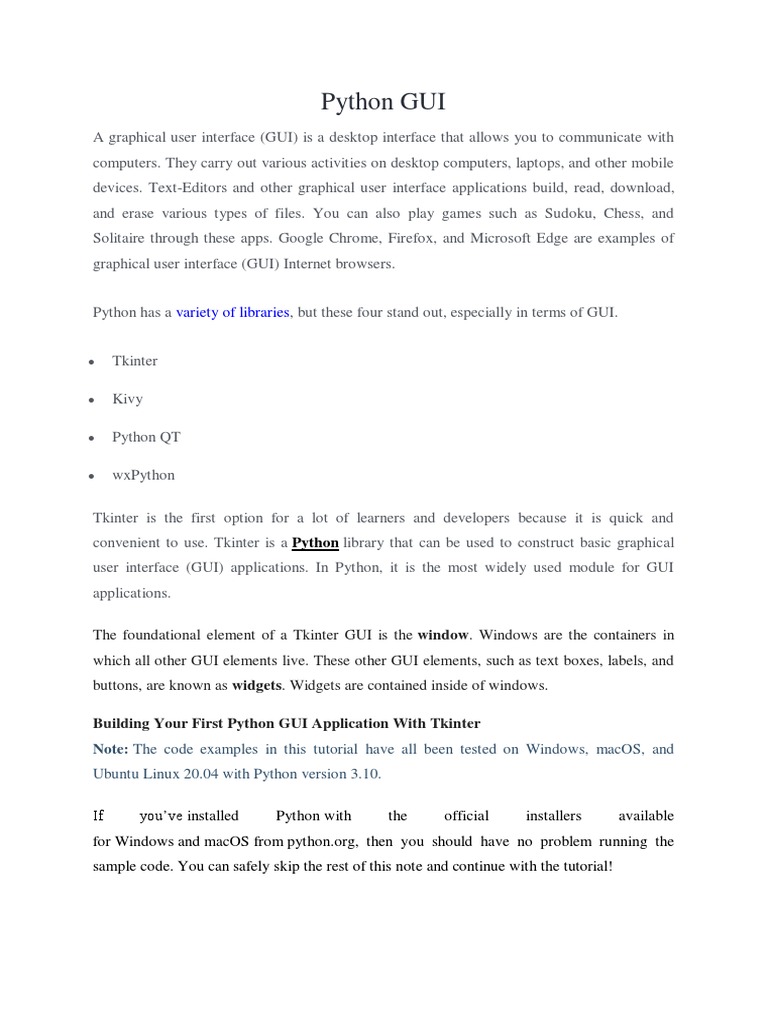 Pythogkgjfjdhv | PDF | Graphical User Interfaces | Button (Computing)
