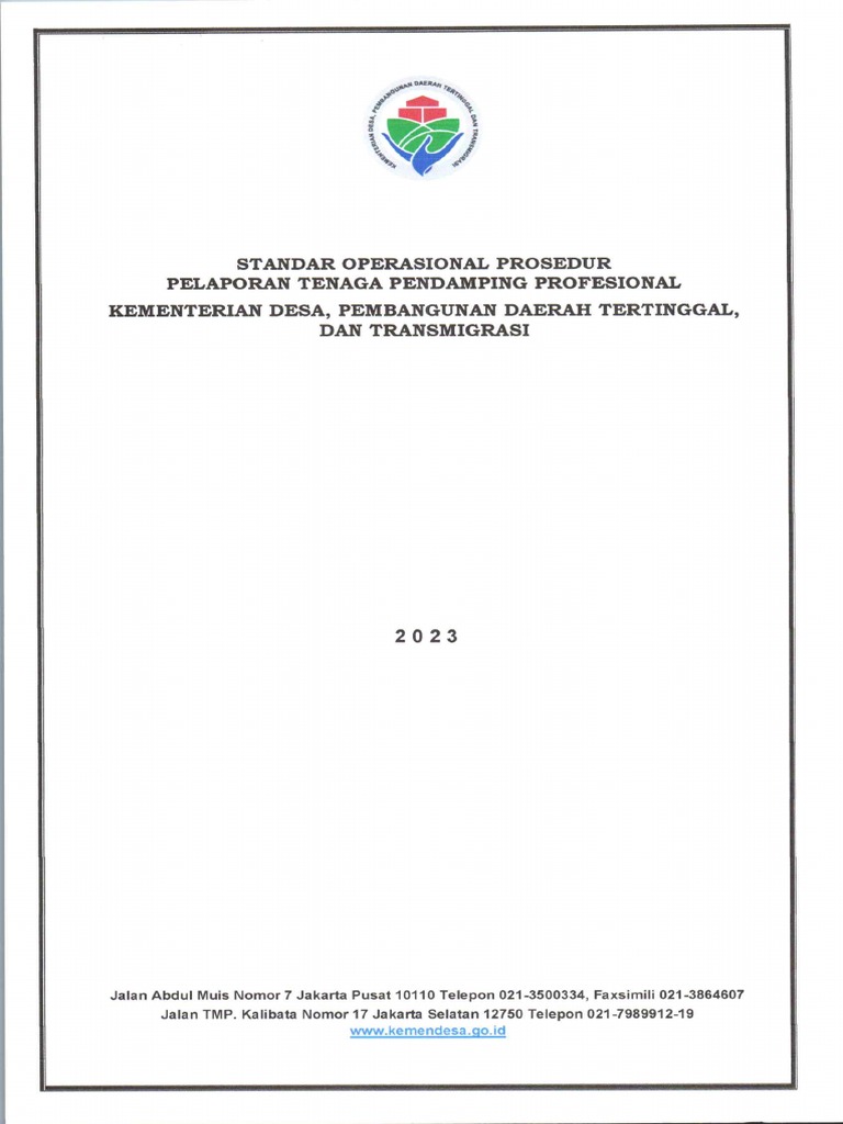 2a Lampiran Surat - Kep Ka BPSDM TH 2023 - SOP-SOP Pengelolaan TPP PDF | PDF