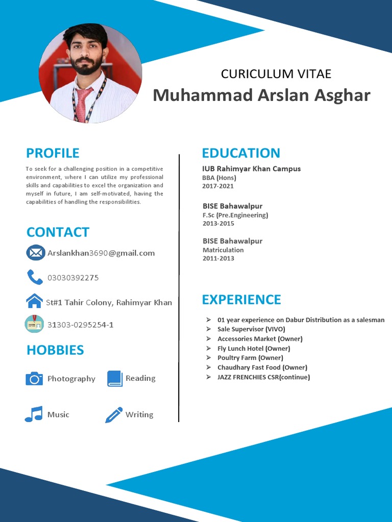 Arslan CV PDF | PDF