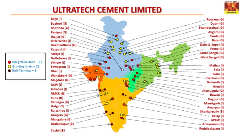 UltraTech Cement Facility List | PDF