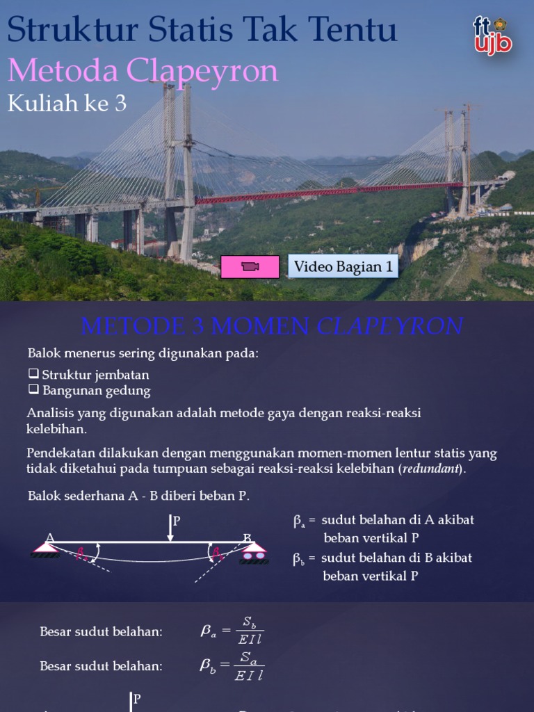 Metoda Clapeyron 01 | PDF