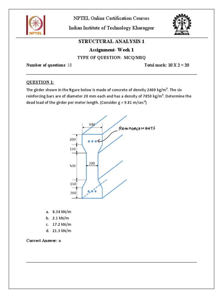 Structural Analysis Worksheet | PDF | Bending | Beam (Structure)