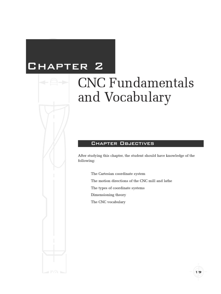 Cnc Overview Pdf Pdf Cartesian Coordinate System Numerical Control