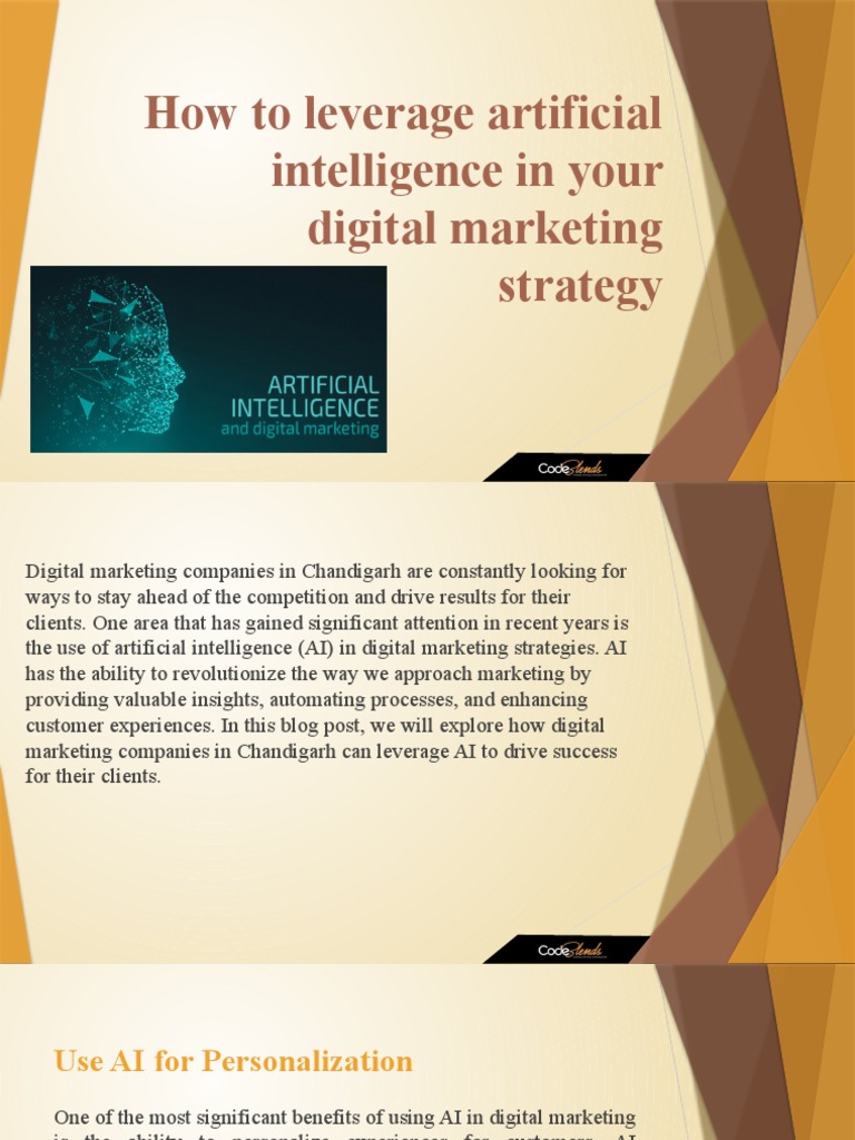 How To Leverage Artificial Intelligence in Your Digital Marketing ...