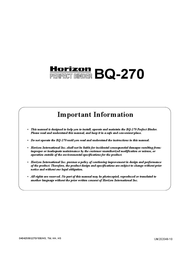 BQ 270 | PDF | Adhesive | Bookbinding