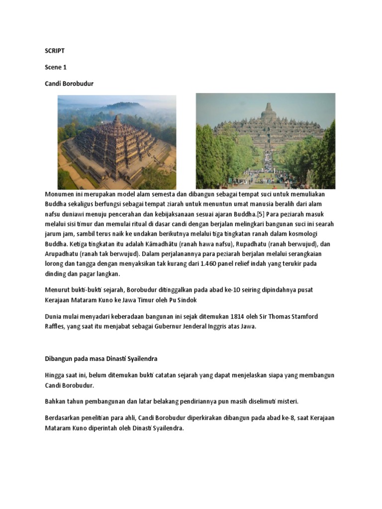 Sejarah dan Struktur Candi Borobudur | PDF | Ilmu Sosial