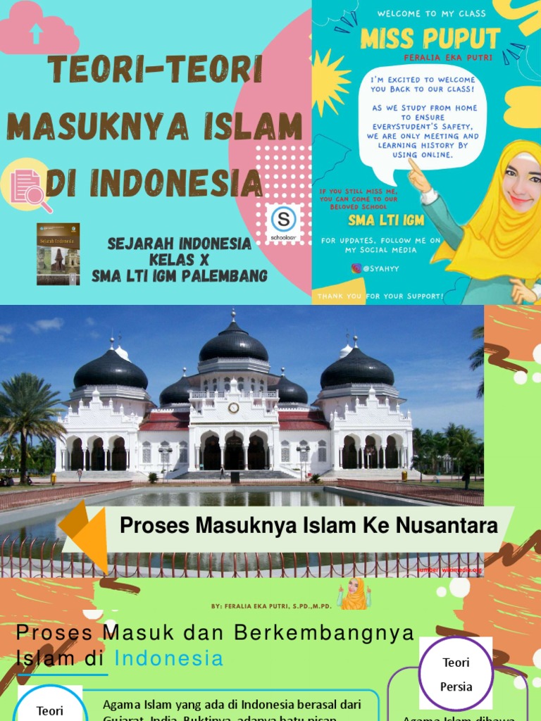 Materi Teori Masuknya Islam Ke Indonesia | PDF | Ilmu Sosial | Sejarah