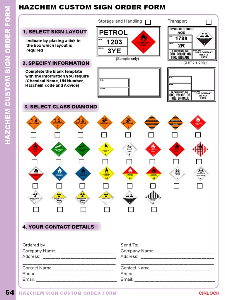 Hazchem 3YE 1203 | PDF | Physical Chemistry | Occupational Safety And ...