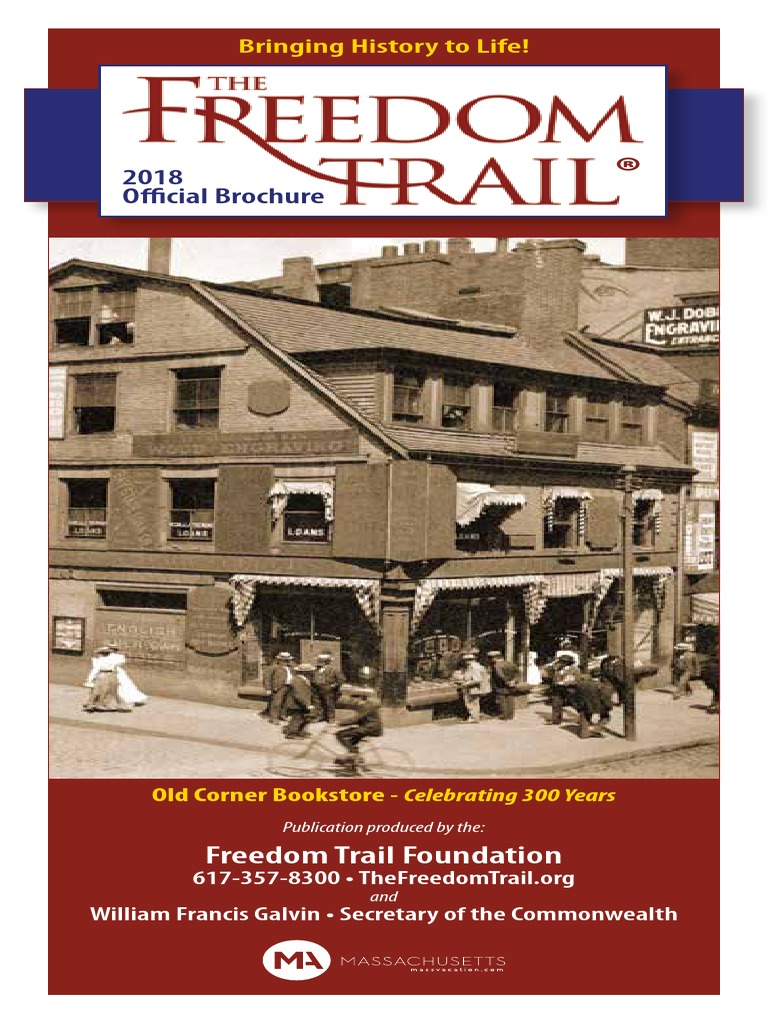 2018 Official Brochure: Freedom Trail Foundation | PDF | Politics | History