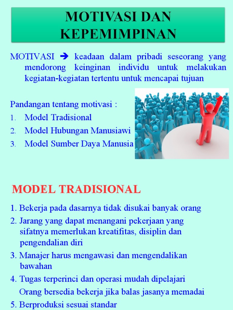 8-Motivasi Dan Kepemimpinan | PDF