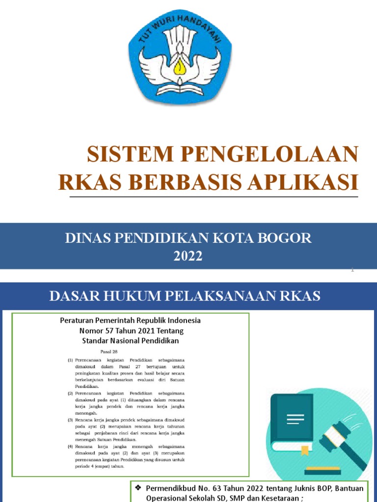 Slide Aplikasi RKAS | PDF