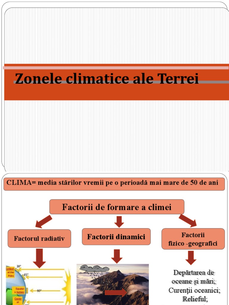 Zonele Climatice Ale Terrei | PDF
