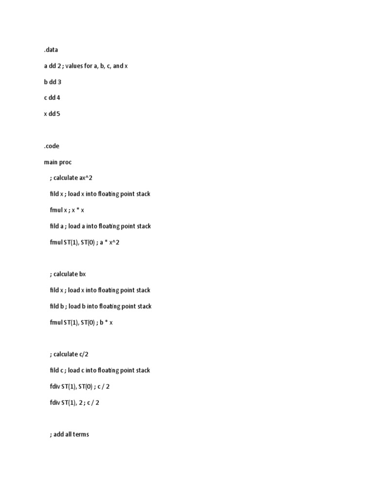 Masm 2 | PDF Masm 2 | PDF