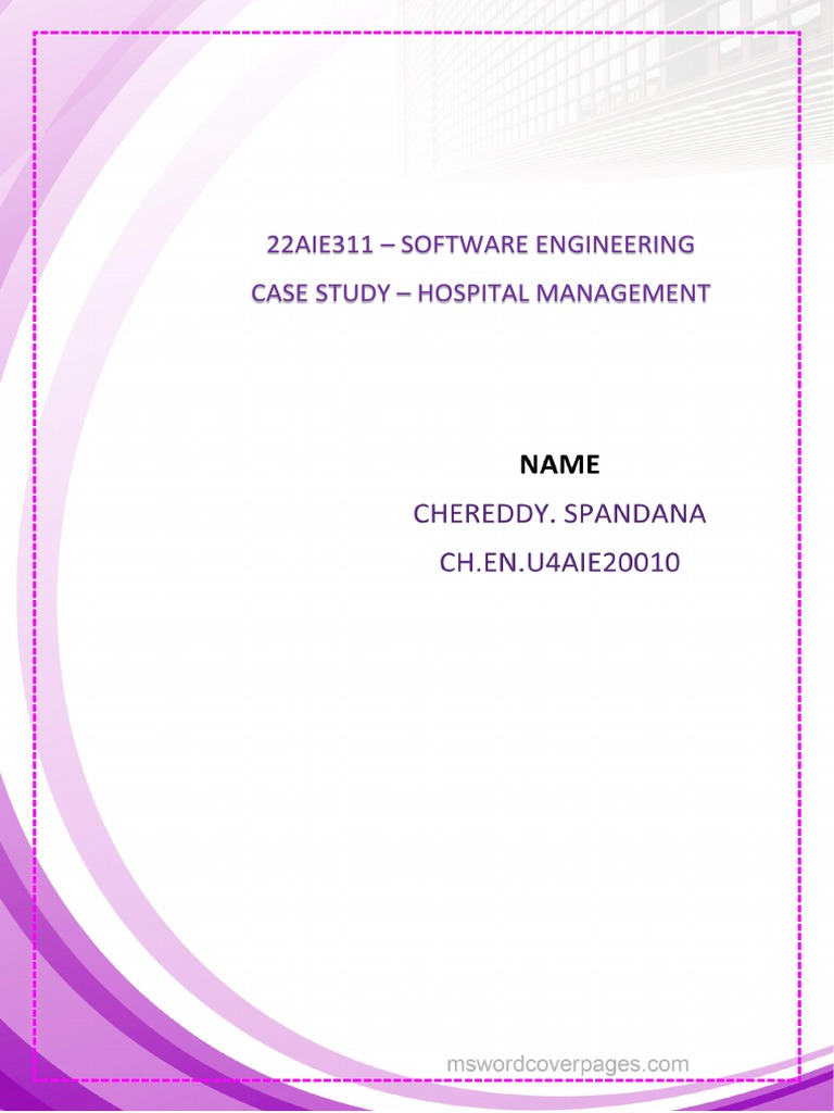 CH - EN.U4AIE20010 SE Case Study | PDF | Scrum (Software Development) | Software Development Process