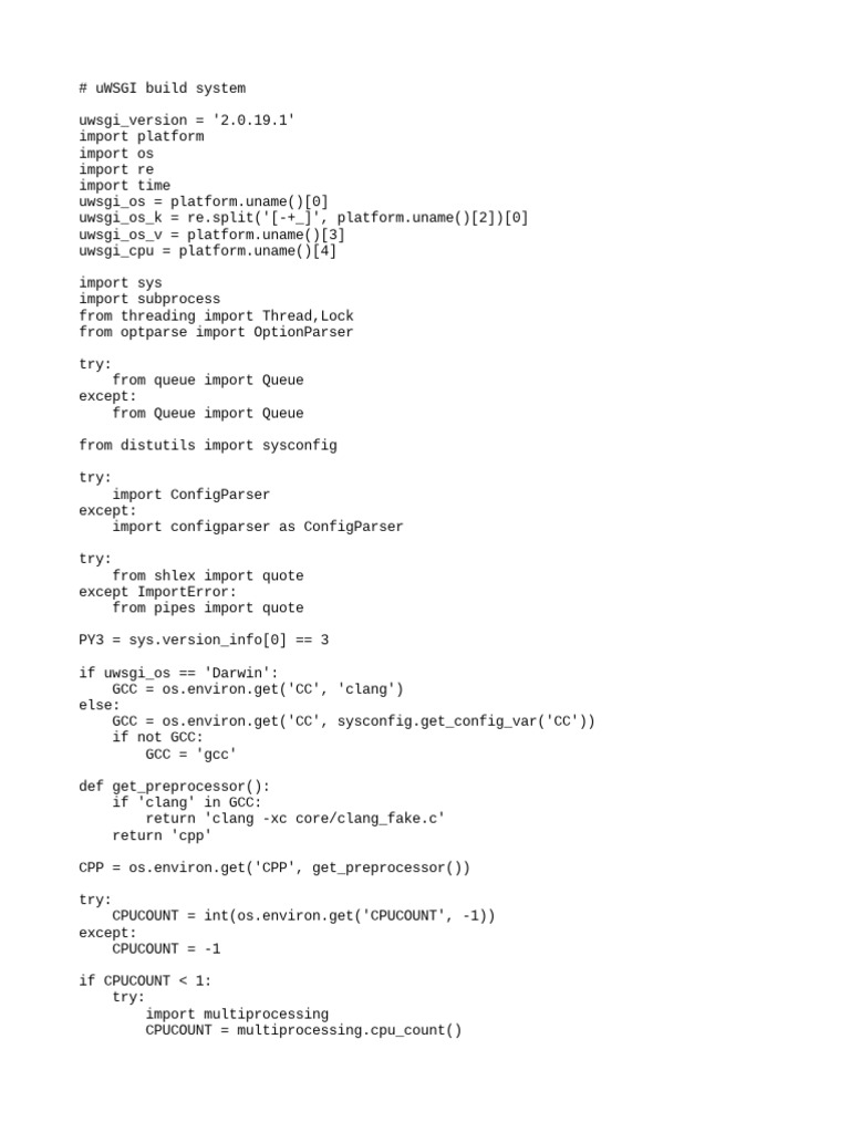 CDN Uwsgi | PDF | Computer Architecture | Computer Engineering