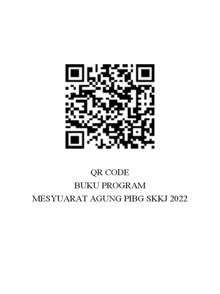 QR Code Buku Program Pibg | PDF