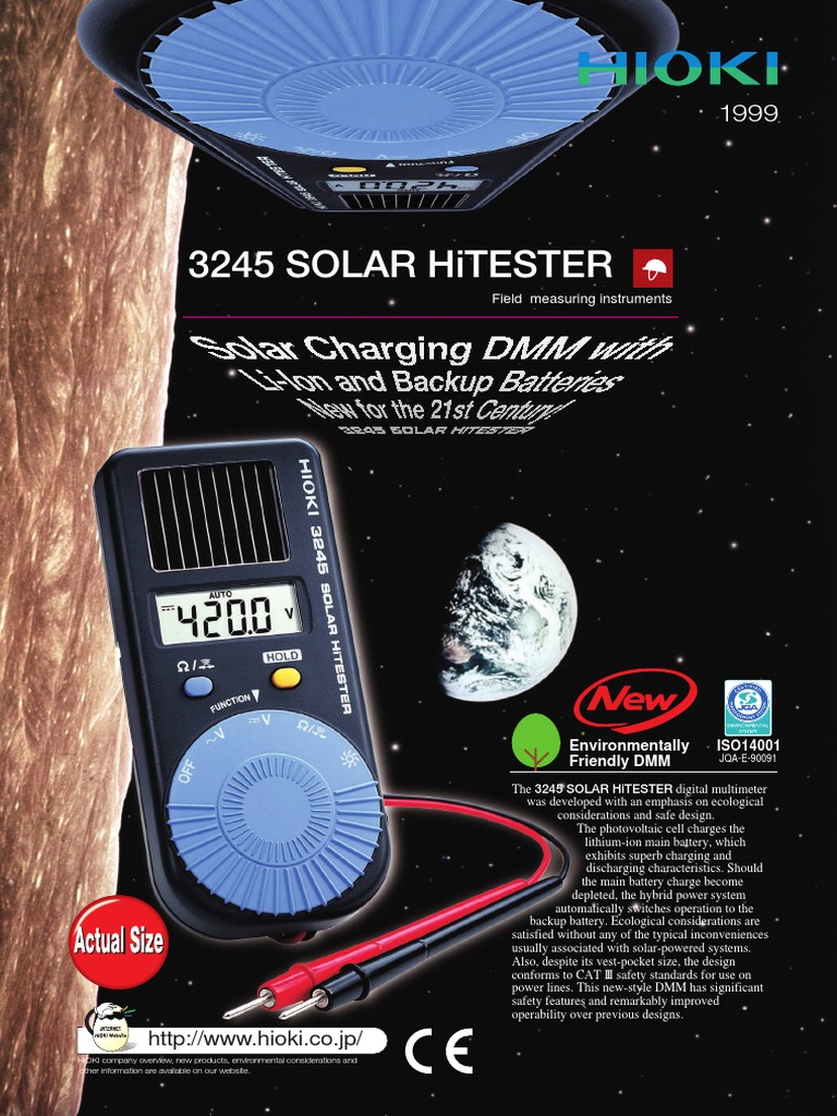 Hioki 3245-60 Catalog | PDF | Alternating Current | Electrical Engineering