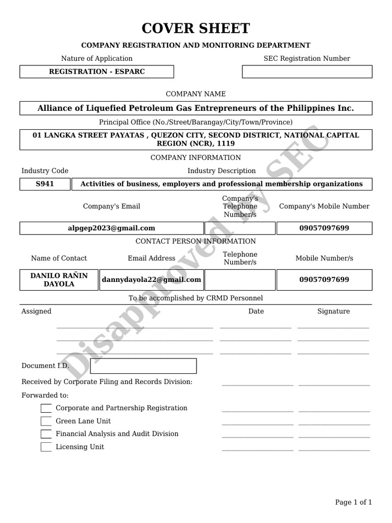 Cover Sheet PDF | Download Free PDF | Computing